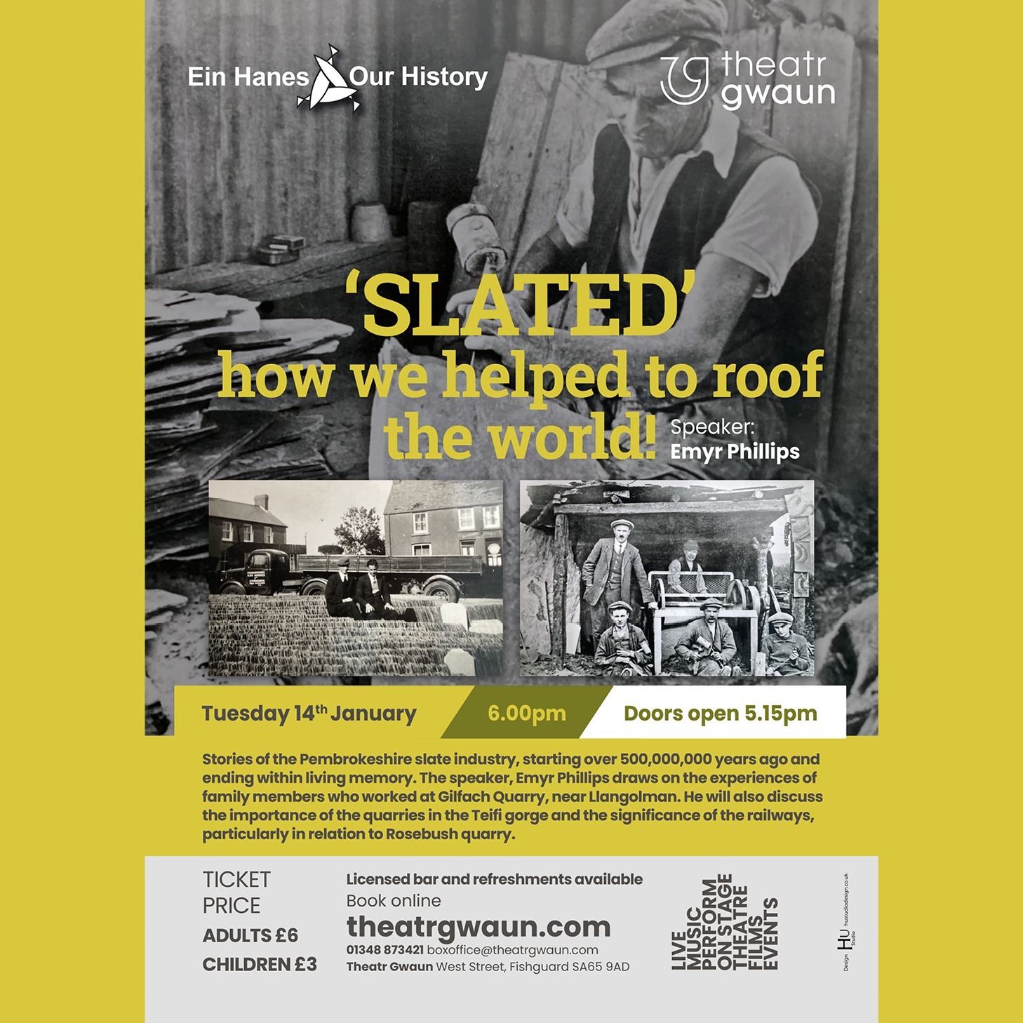 SLATED – Theatr Gwaun