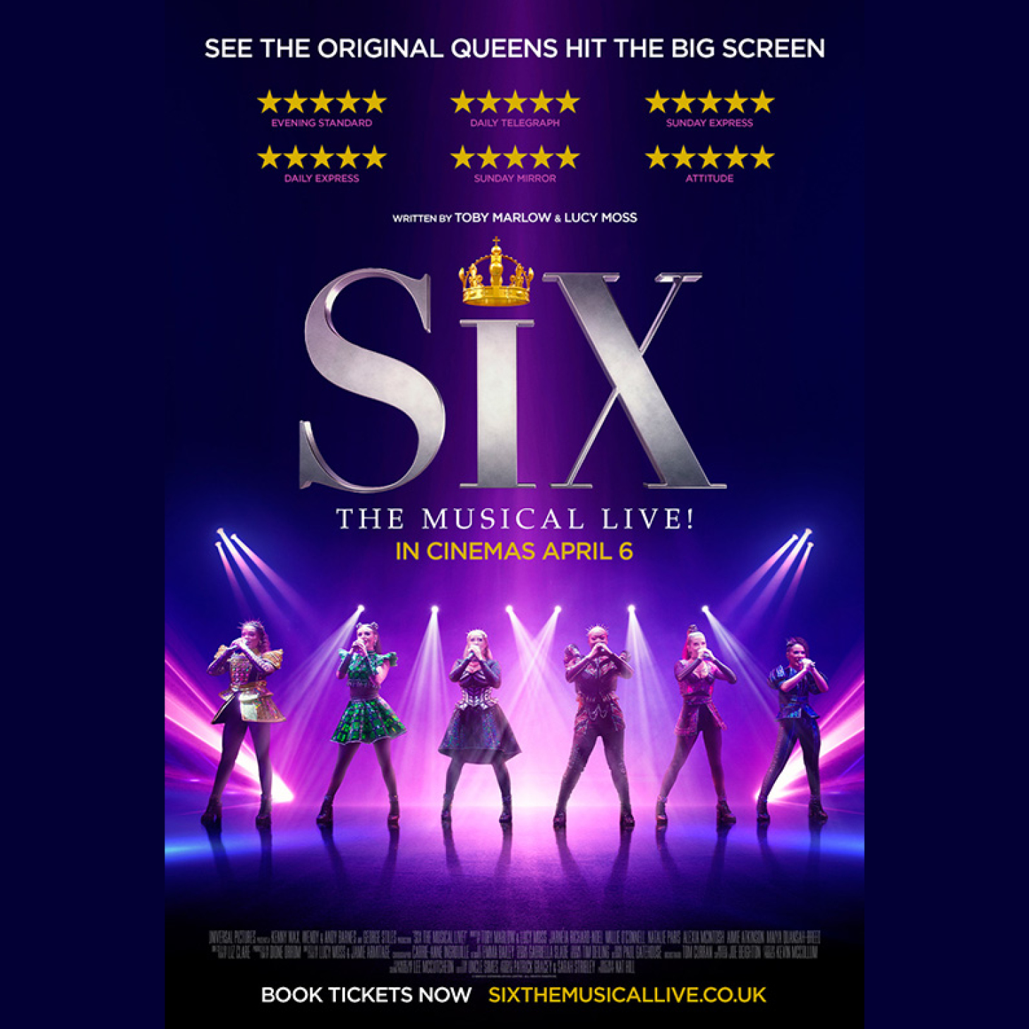SIX THE MUSICAL LIVE – Theatr Gwaun