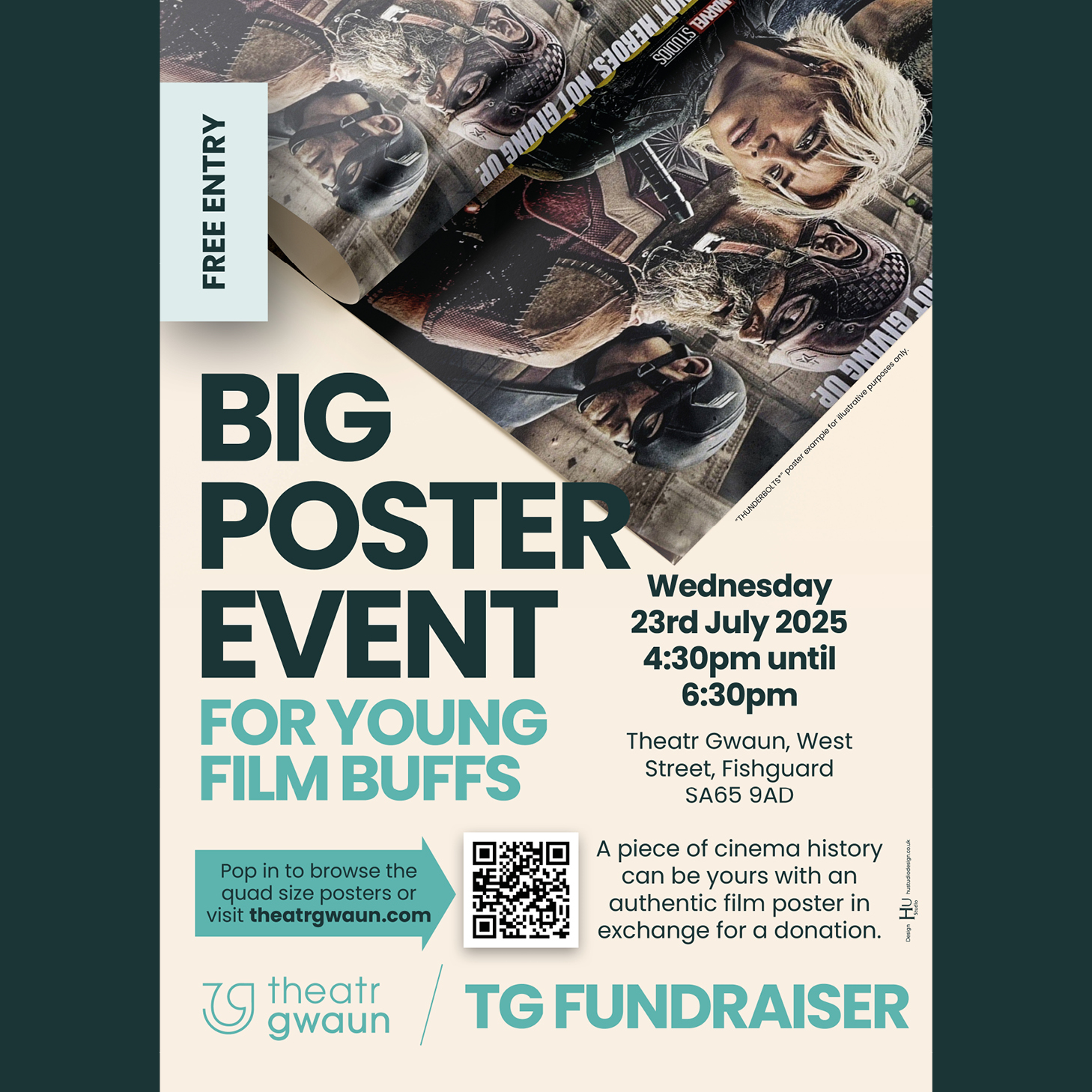 Big Poster Event for Young Film Buffs – Theatr Gwaun